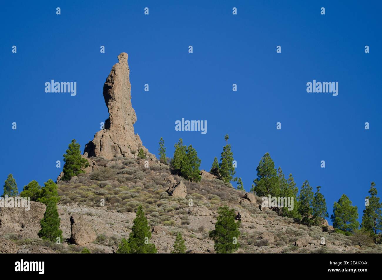 El Fraile in The Nublo Natural Monument Stock Photo - Alamy