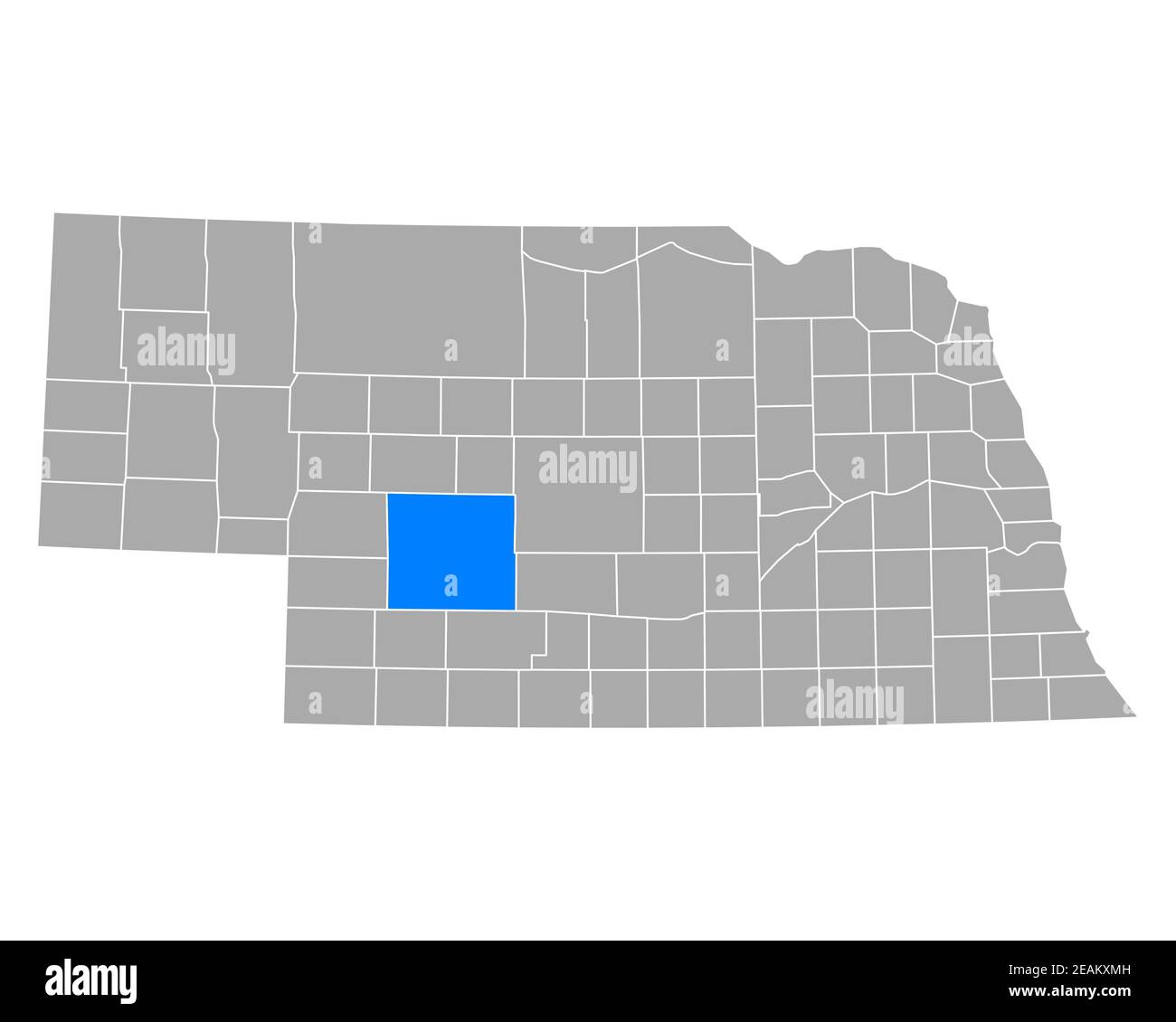 Lincoln map hi-res stock photography and images - Alamy