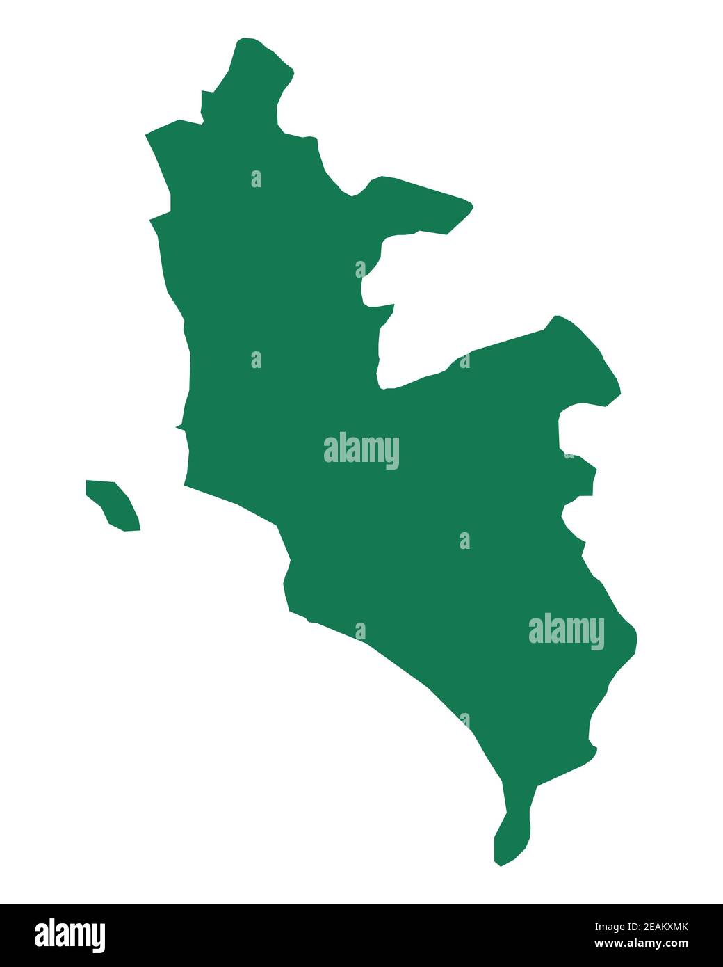 Map of Lima Metropolitana Stock Photo - Alamy