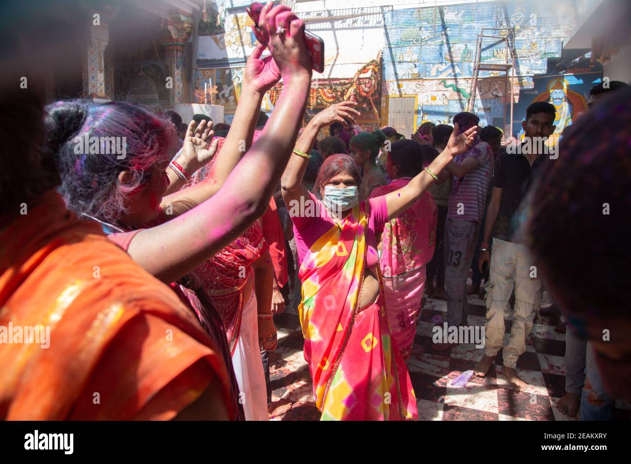 Indian woman smeared hi-res stock photography and images - Alamy