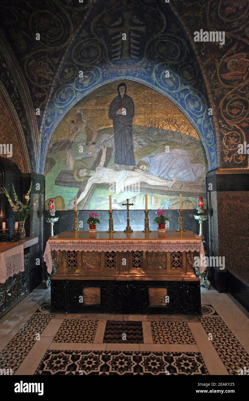 Via Dolorosa, 11th Stations of the Cross in Jerusalem, Israel Stock ...