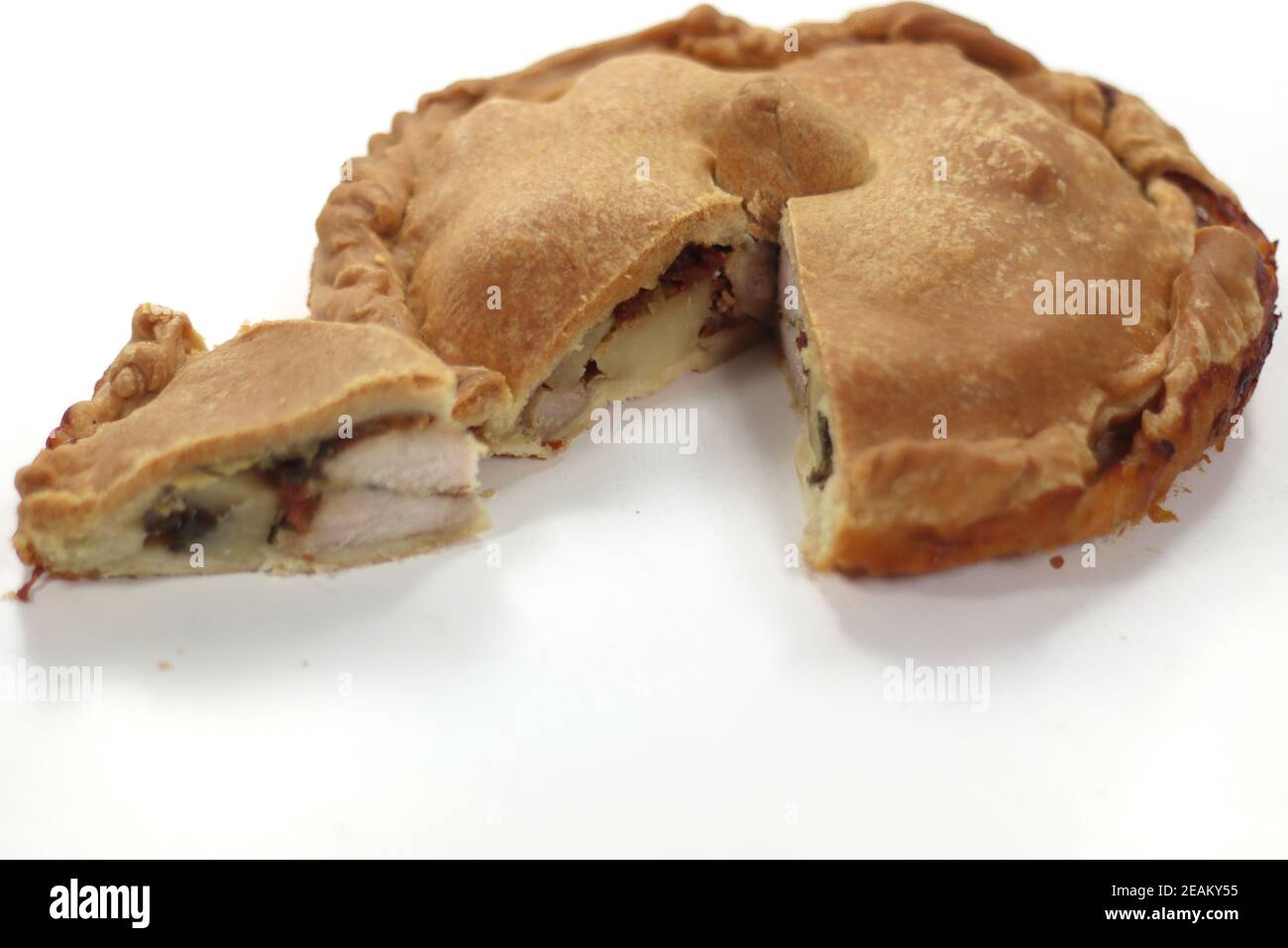 salted torat of meat and vegetables sa panada from sardinia Stock Photo ...