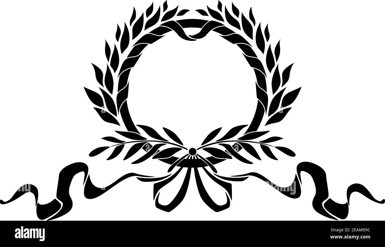 Laurel leaves Black and White Stock Photos & Images - Alamy