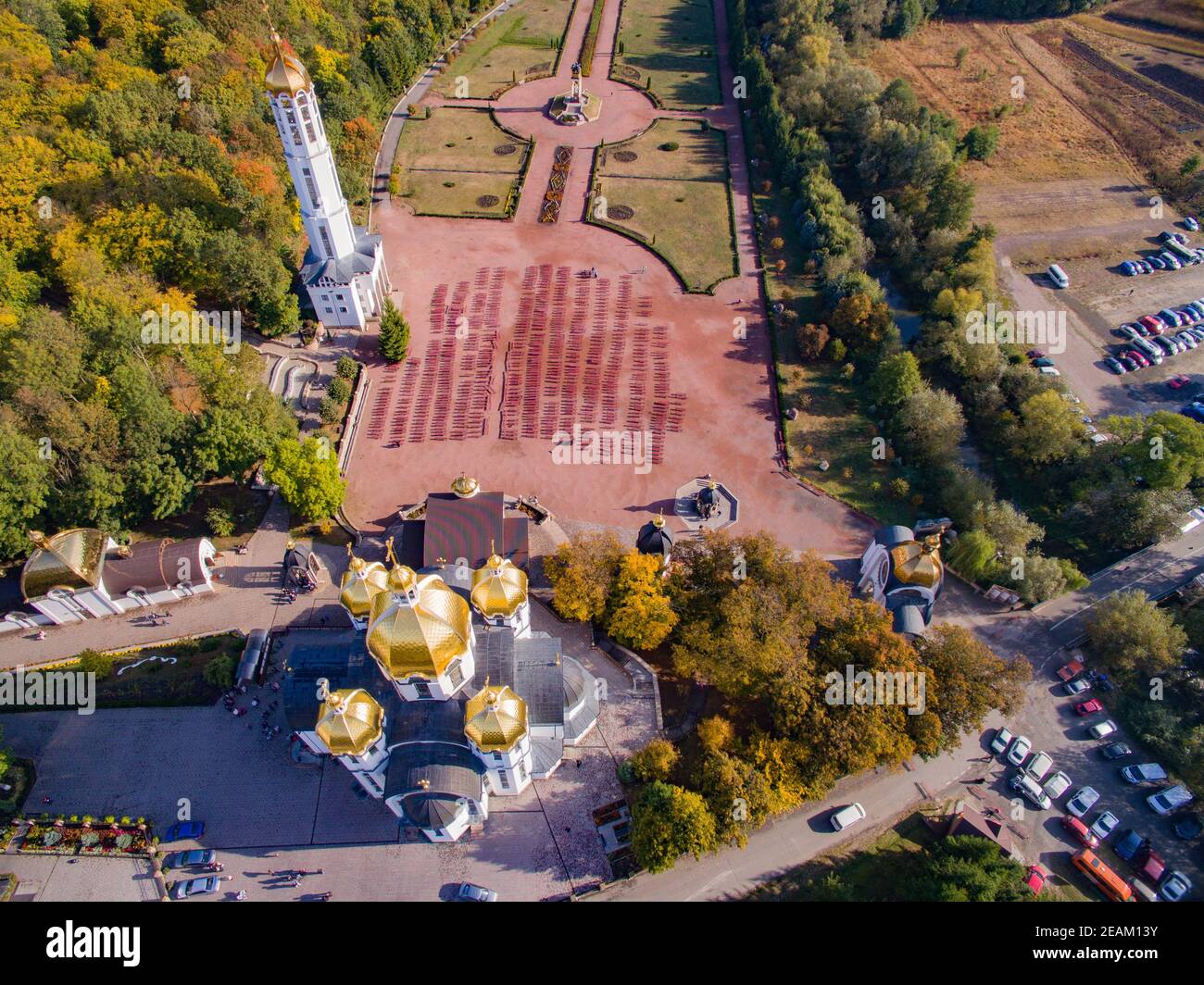 Aerial view marian spiritual hi-res stock photography and images - Alamy