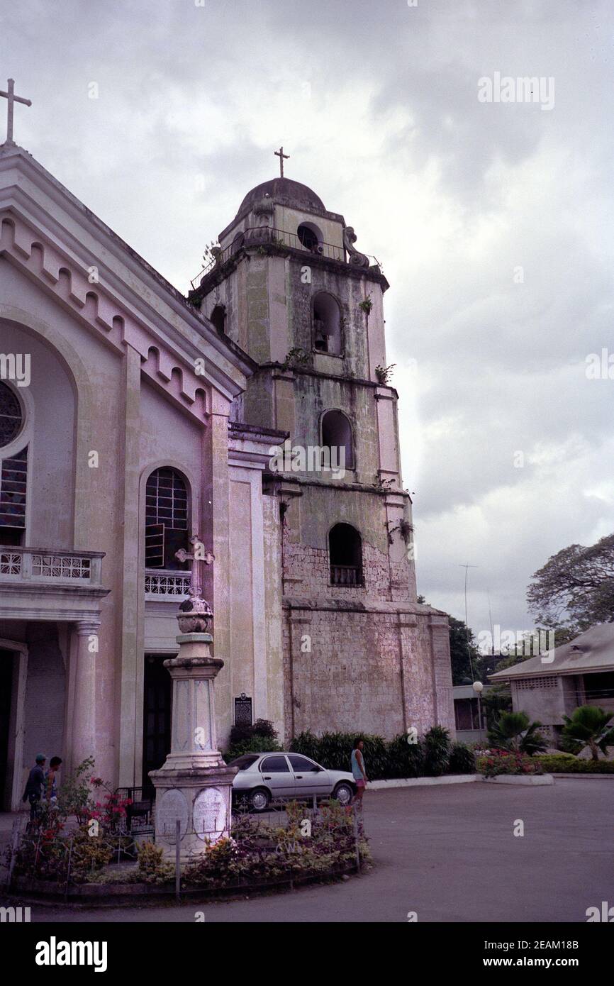 cathedral of Tagbilaran City on Bohol in the Philippines Stock Photo ...
