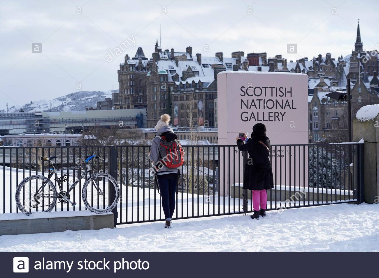Edinburgh, Scotland, UK. 10th Feb 2021. Heavy snowfall overnight in the ...