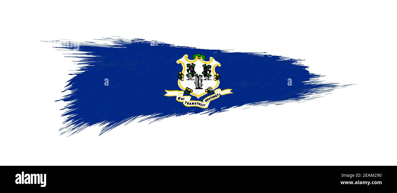 Connecticut brush stroke Stock Vector Images - Alamy