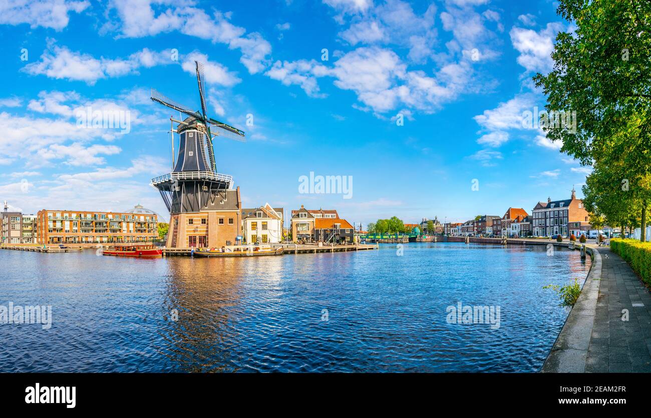 Windmill de adriaan reflection hi-res stock photography and images - Alamy