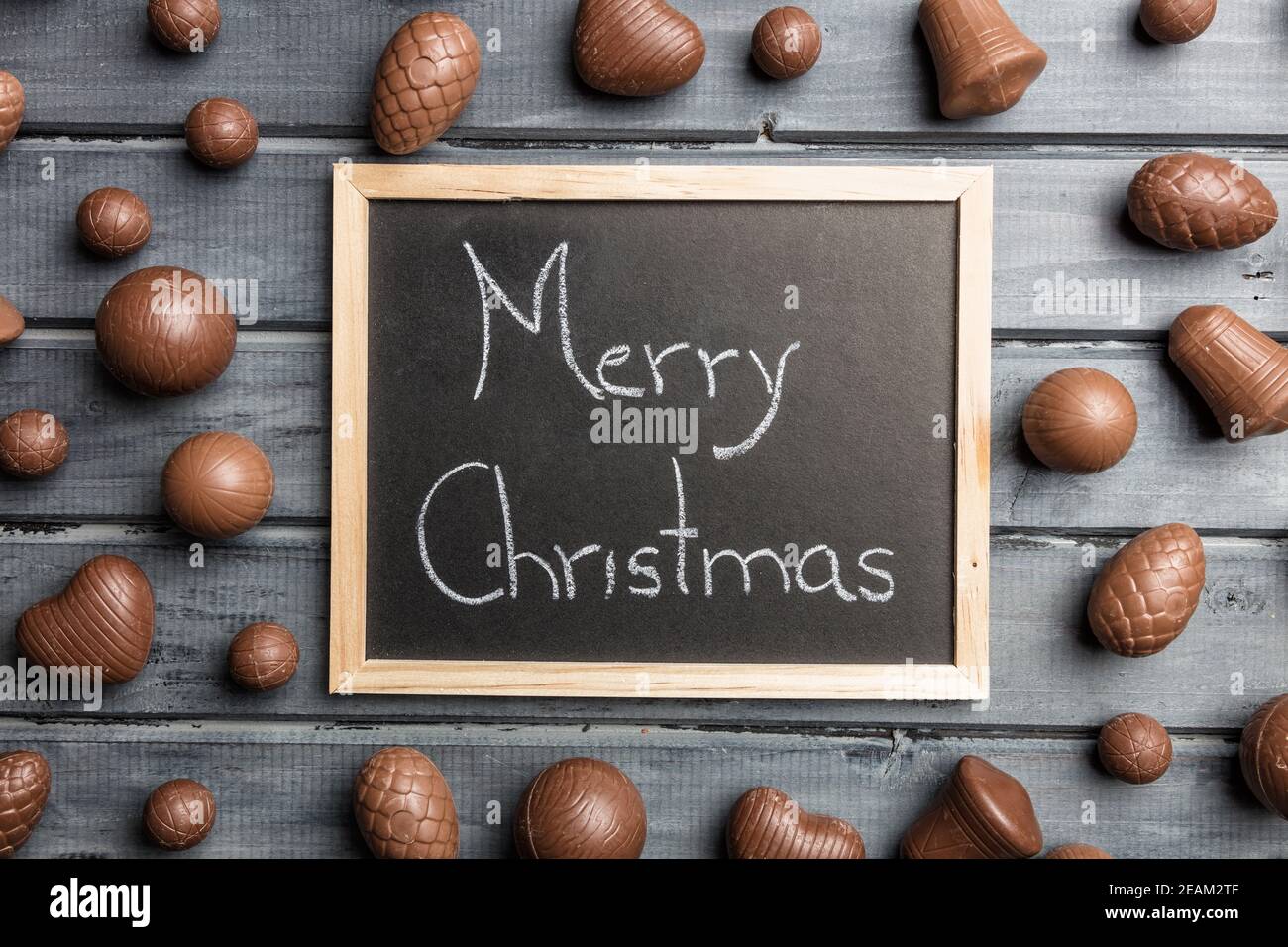 Delicious Christmas chocolate and sweets for the holiday period Stock ...