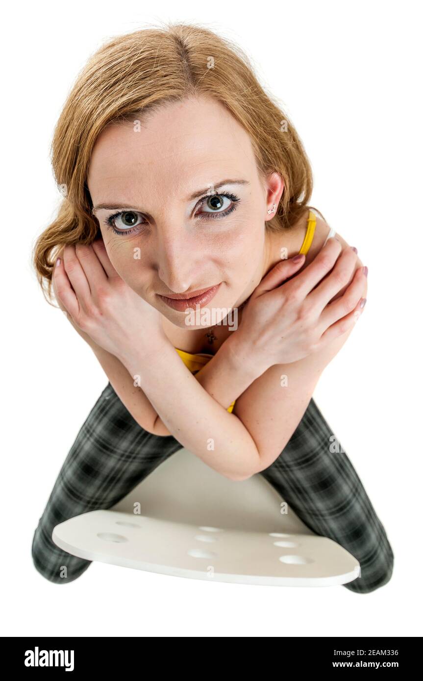 Body language arms crossed Cut Out Stock Images & Pictures - Alamy
