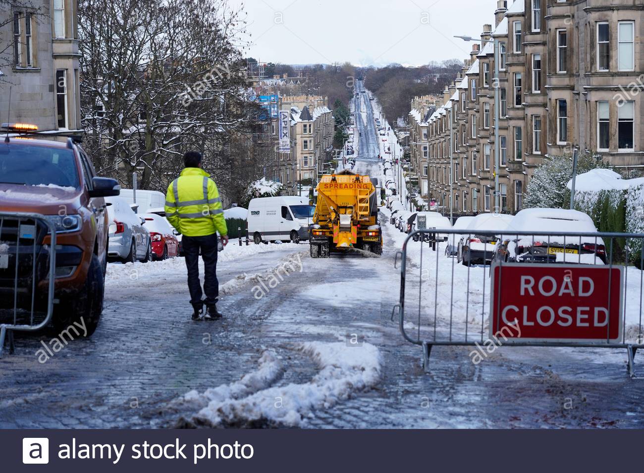 Reopen closed roads hi-res stock photography and images - Alamy