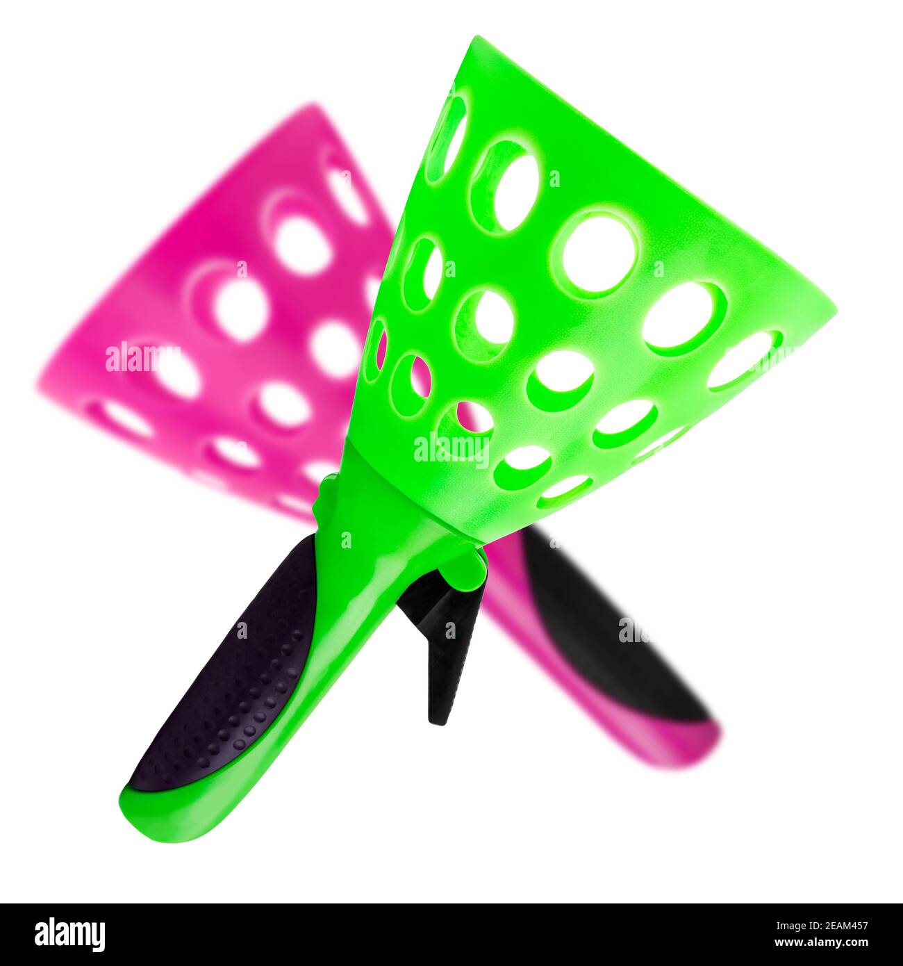 Colorful ball game isolated against white background Stock Photo - Alamy