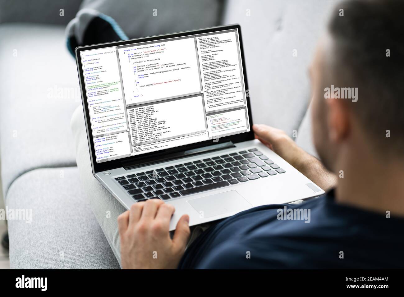 Software Developer Programmer Working Stock Photo - Alamy Software Developer Programmer Working Stock Photo - Alamy