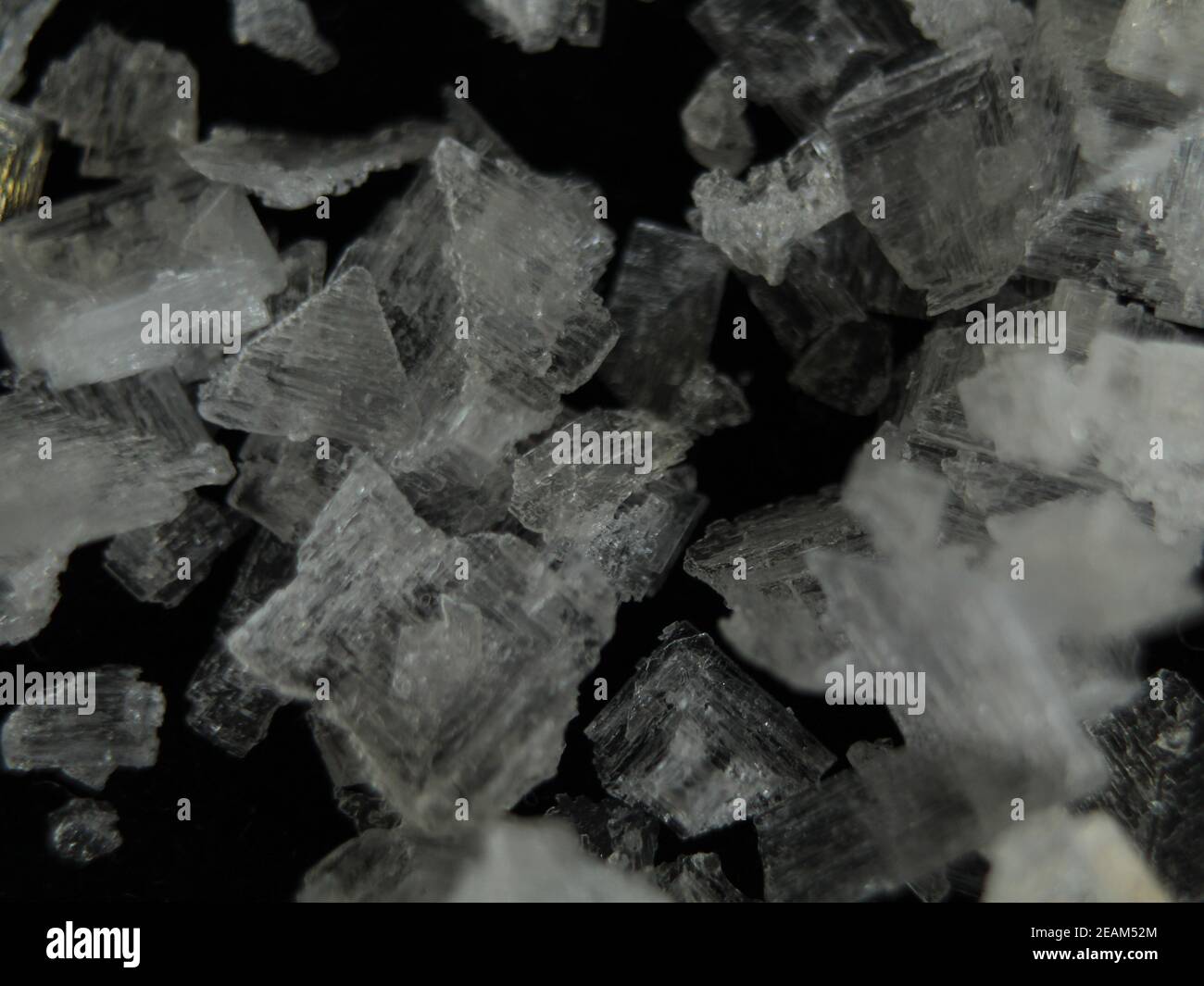 Sea salt flakes taste salty spices ingredient Stock Photo - Alamy