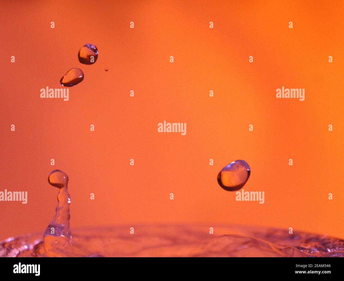 Abstract Colors colliding drops different fluids funds forms Stock ...