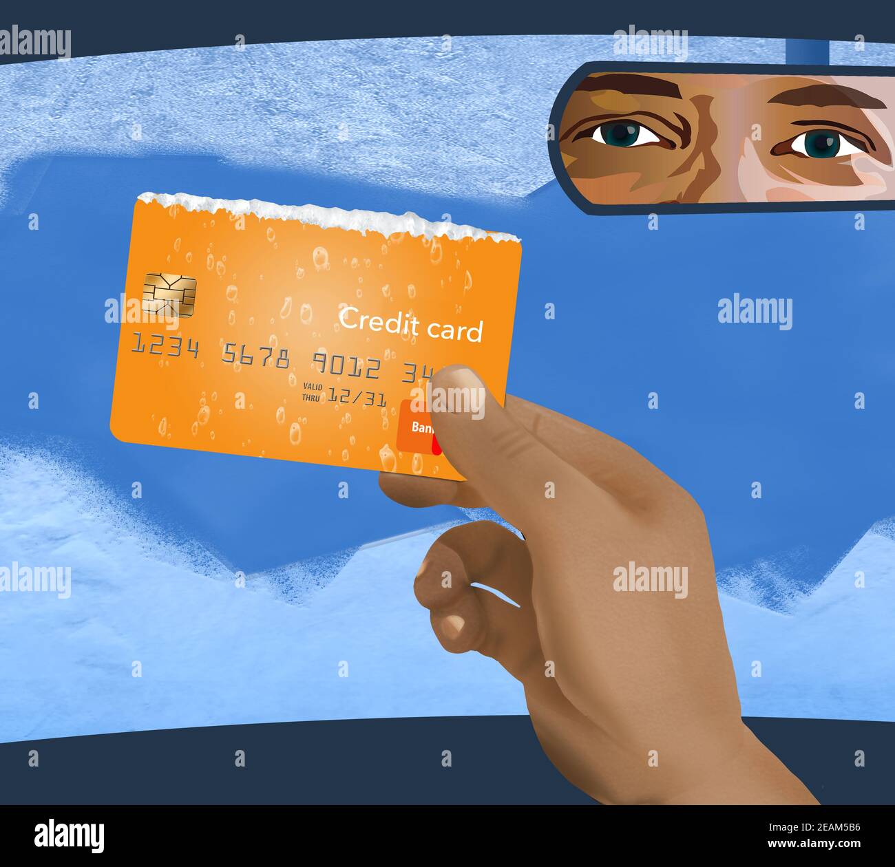 Clean ice credit card hi-res stock photography and images - Alamy