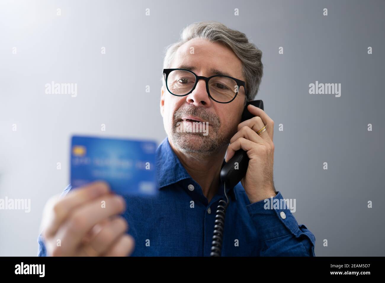 Elderly scam phone call hi-res stock photography and images - Alamy