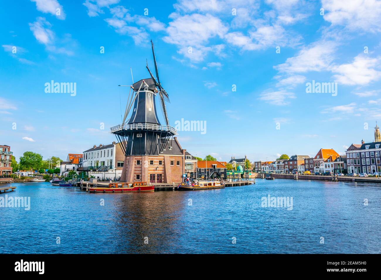 Windmill de adriaan reflection hi-res stock photography and images - Alamy