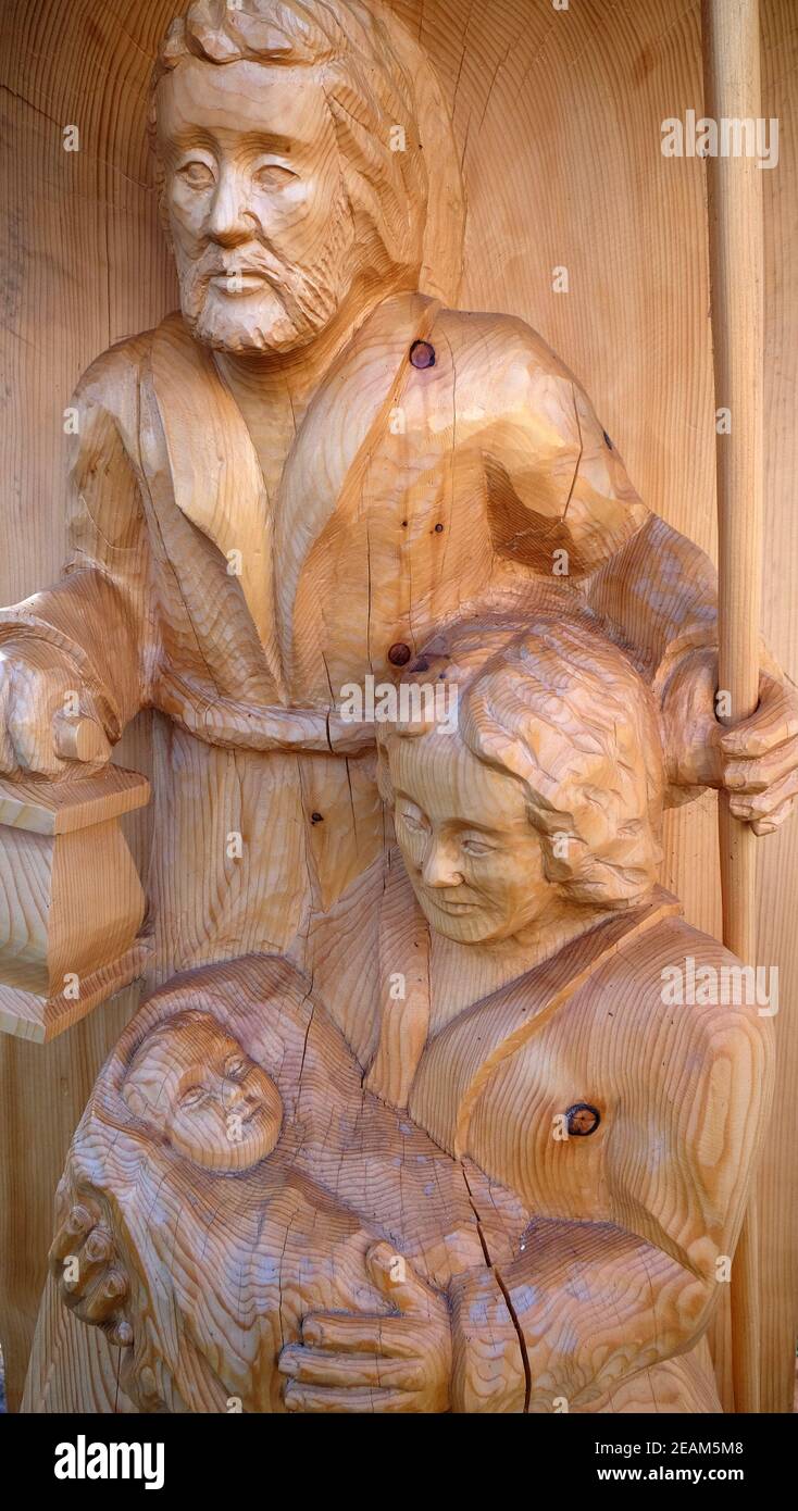 Nativity scene, creche or crib, is a depiction of the birth of Jesus in ...