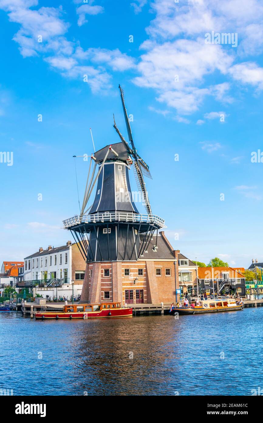 Windmill de adriaan reflection hi-res stock photography and images - Alamy