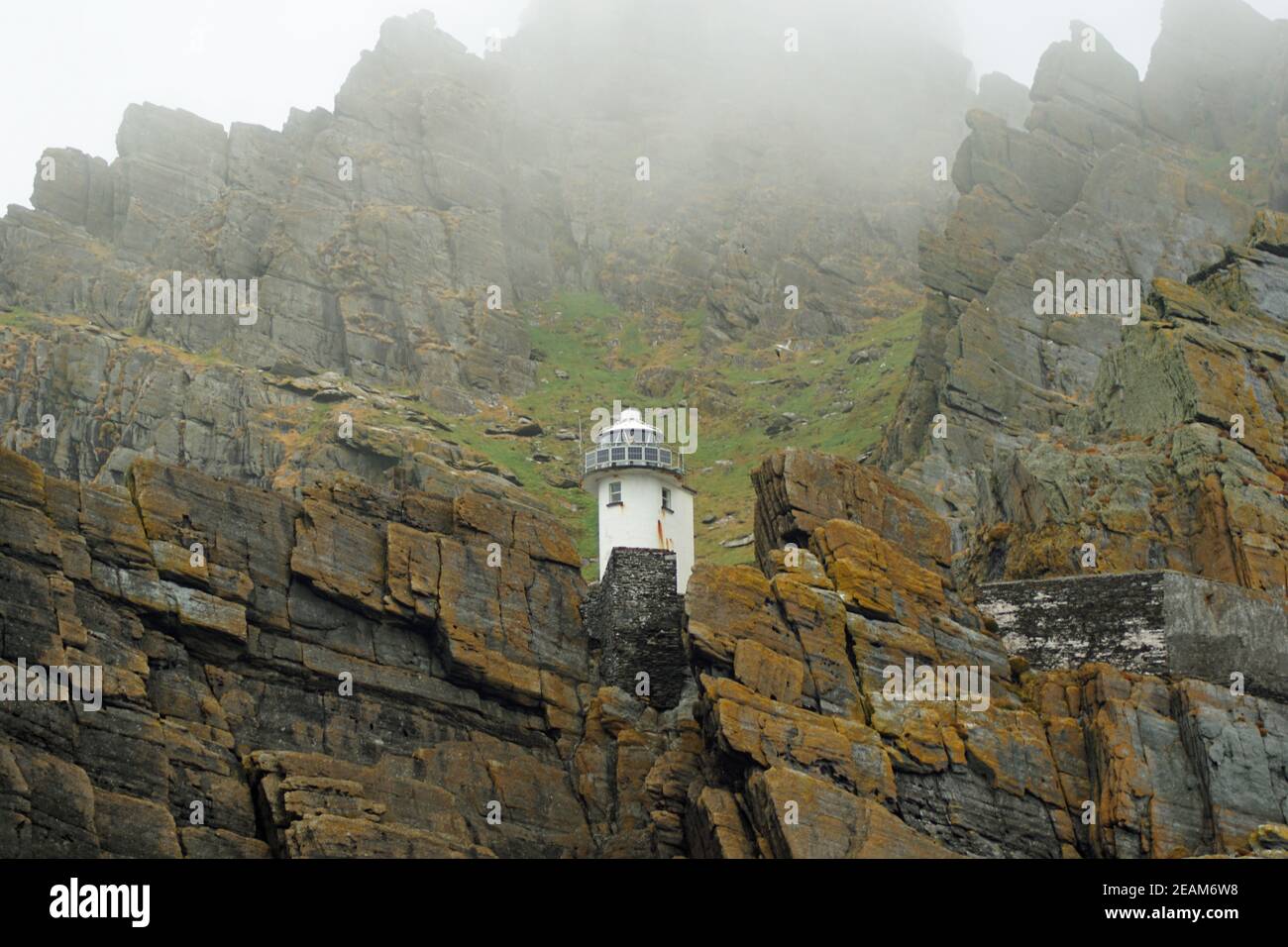 Skellig Michael Lighthouses Stock Photo - Alamy