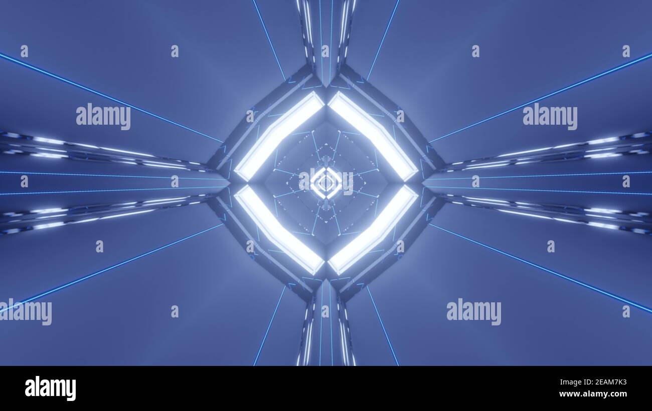 Blue abstract futuristic background Stock Photo - Alamy