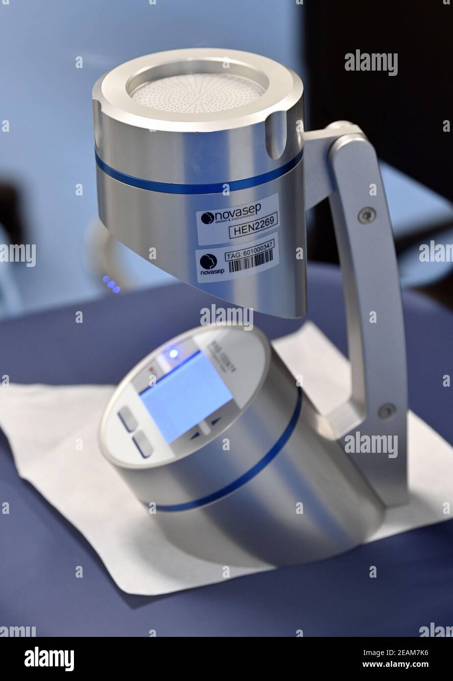 Illustration shows Novasep instrument in marge of a visit of EU ...