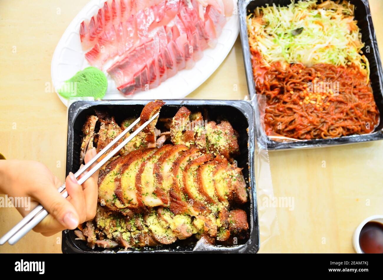 Korean seafood fish hi-res stock photography and images - Alamy