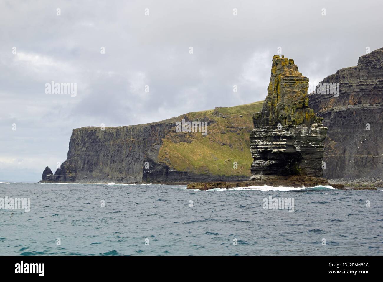 Wild Atlantic Way Boat trip on the Cliffs of Moher Stock Photo - Alamy