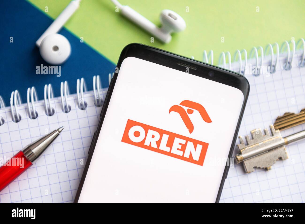 Orlen logo hi-res stock photography and images - Alamy
