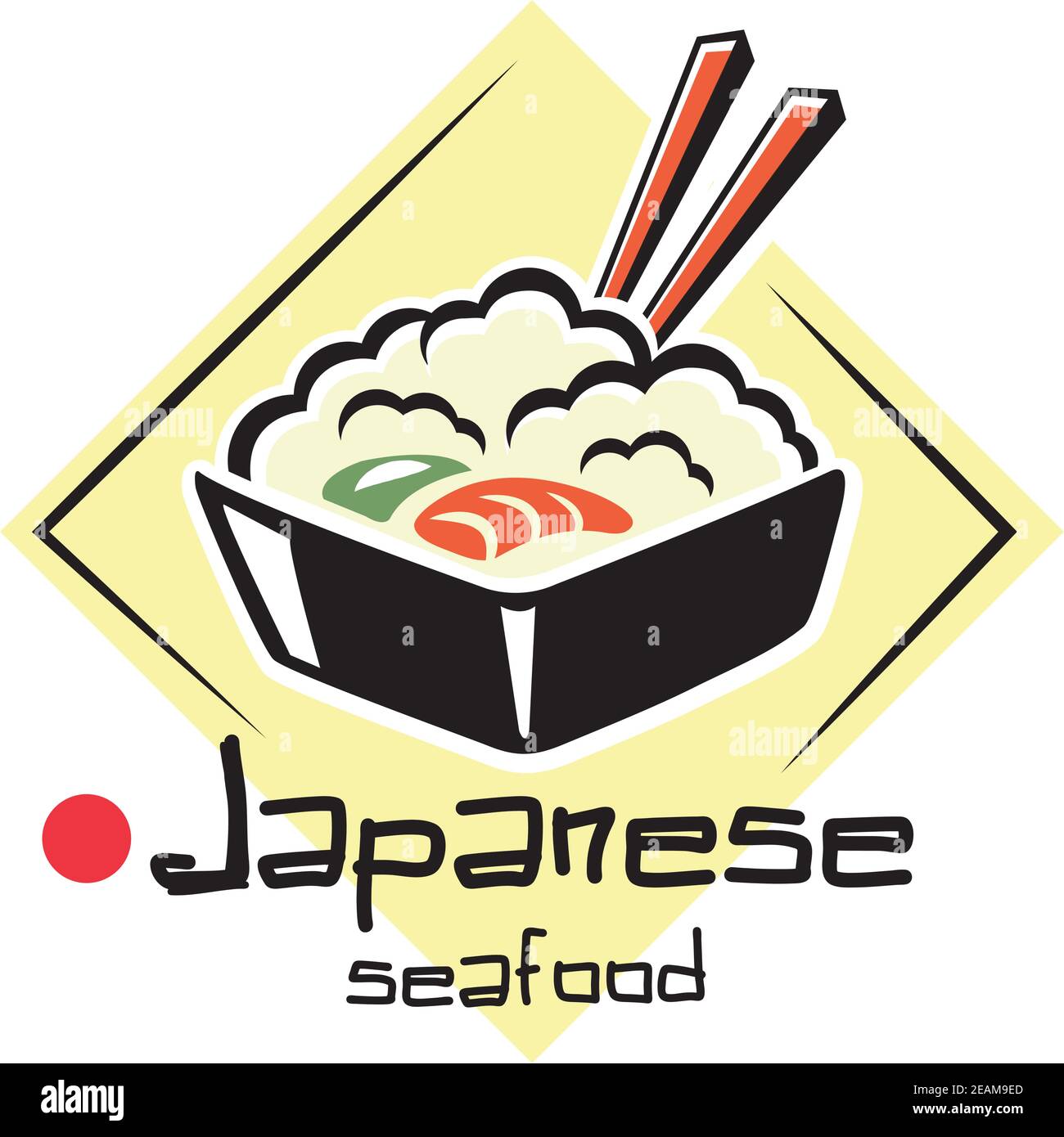 Asian delicatessen Stock Vector Images - Alamy