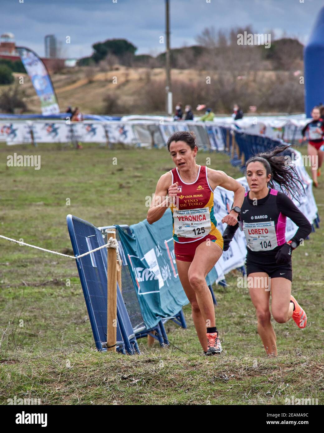 Covaresa Park, Valladolid, Spain. 02 07 2021. Women running cross ...