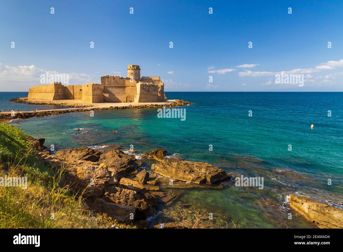 Castle in Isola di Capo Rizzuto, Province of Crotone, Calabria, Italy ...