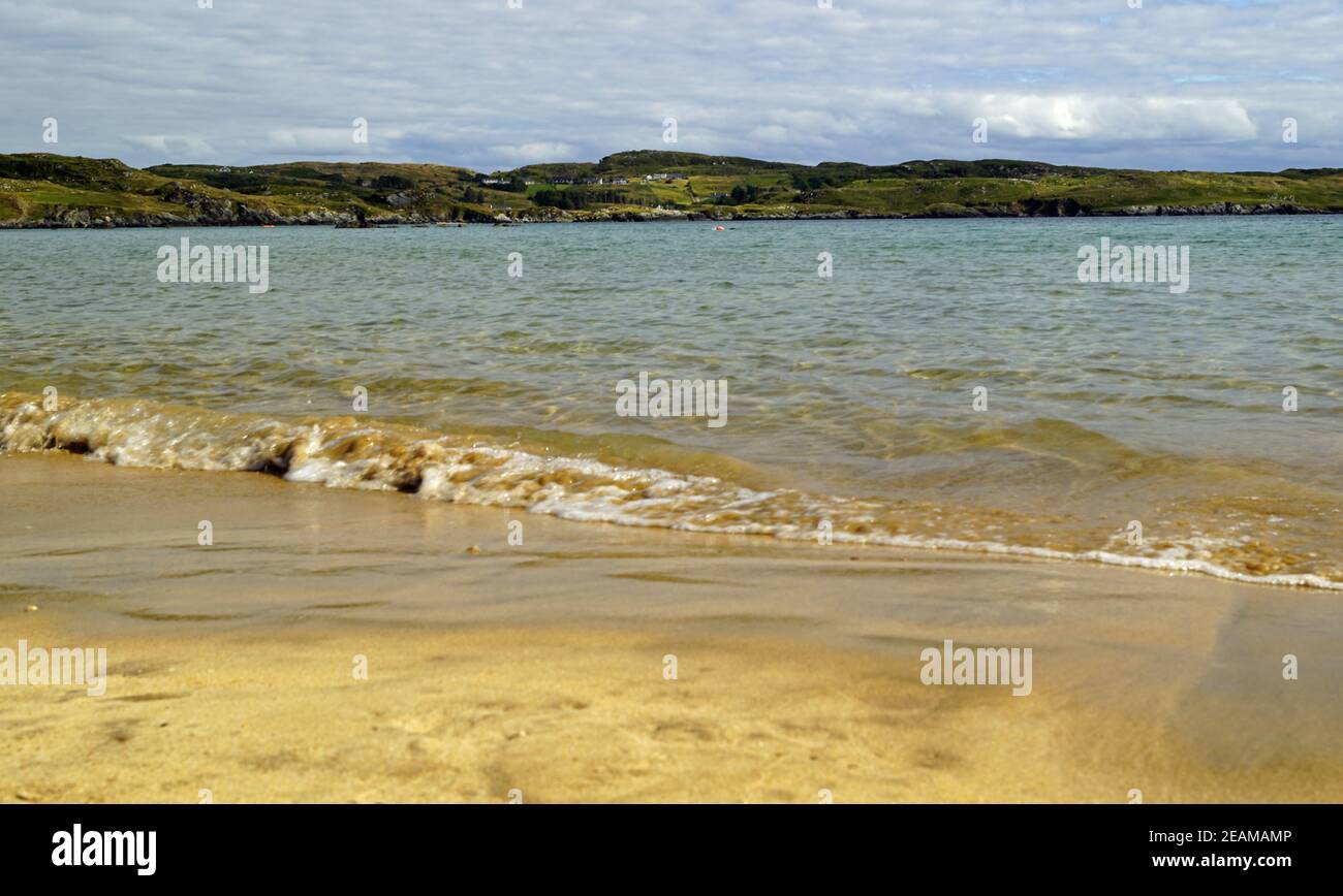 Wild Atlantic Way Fintra Beach Stock Photo - Alamy