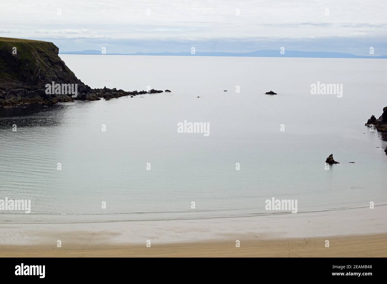 Wild Atlantic Way - Malin Beg, MÃ¡lainn Bhig-Silver Beach Stock Photo ...