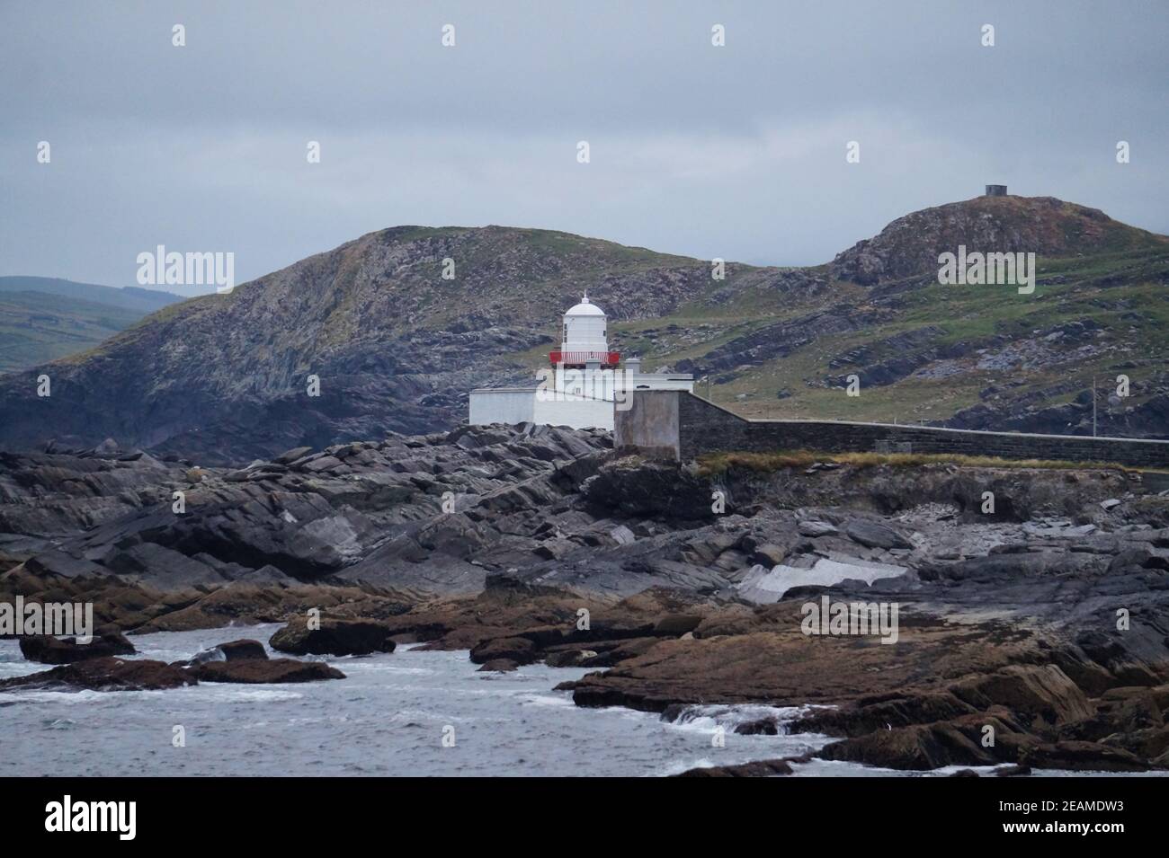 Lighthouse Valentia Island Stock Photo - Alamy