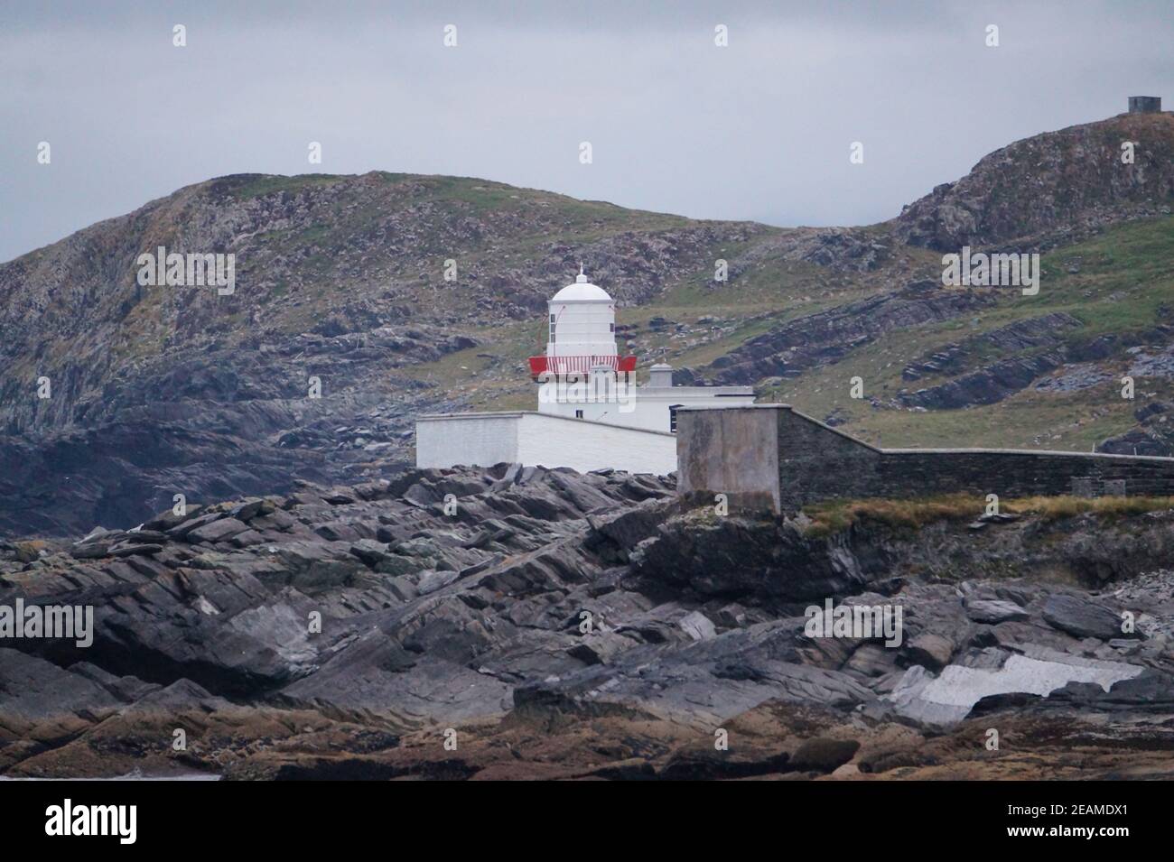 Lighthouse Valentia Island Stock Photo - Alamy