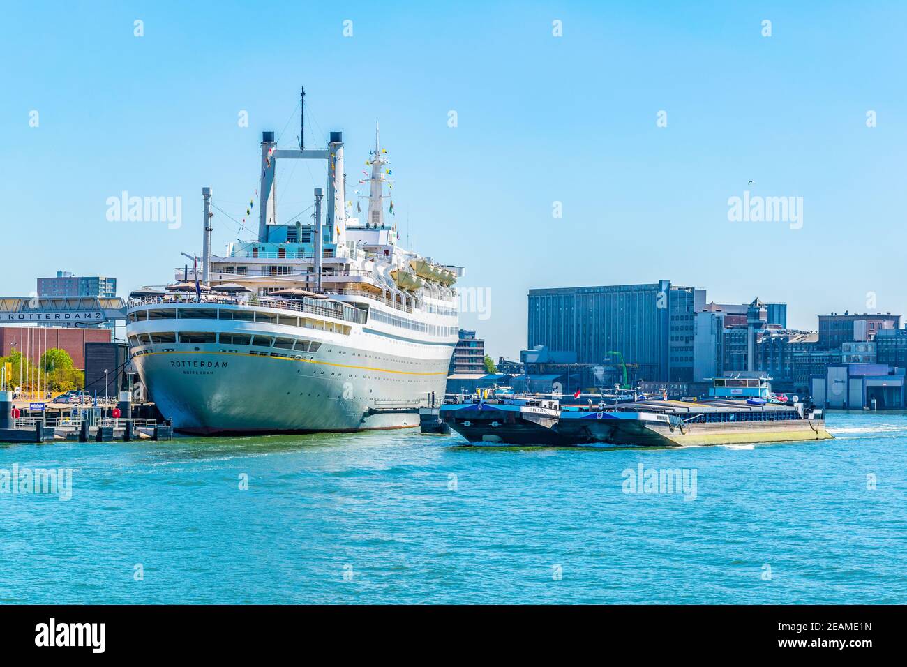 SS Rotterdam, a hotel and museum situated in a former cruise liner ...