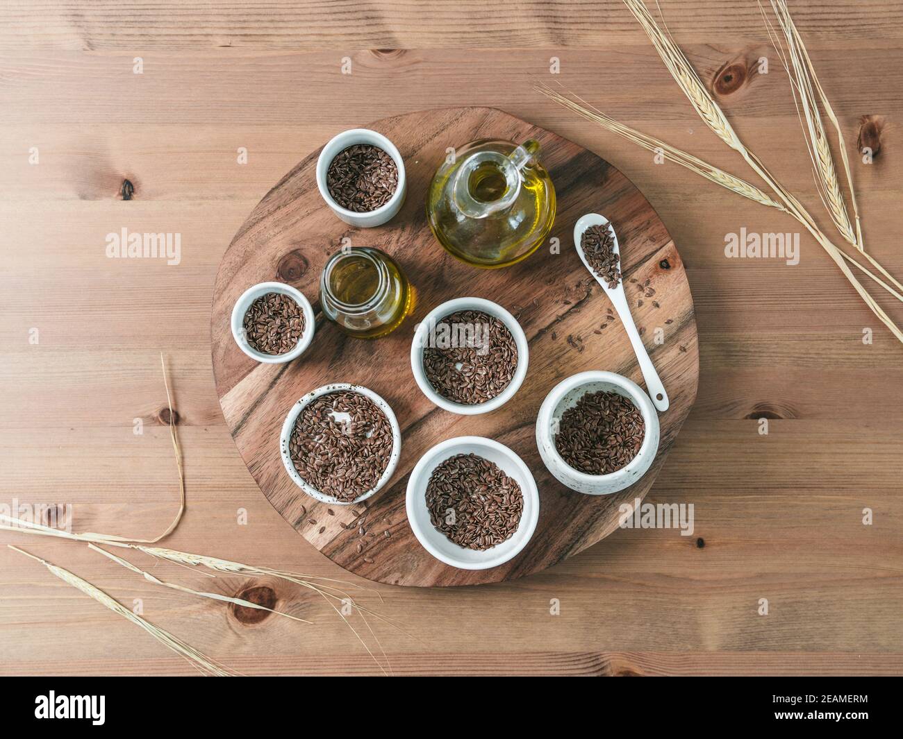 Flax seeds pattern on hi-res stock photography and images - Alamy