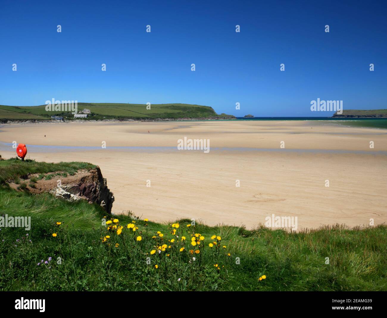 Stepper Point and Pentire Point from Gun Point, neat Padstow, Cornwall ...