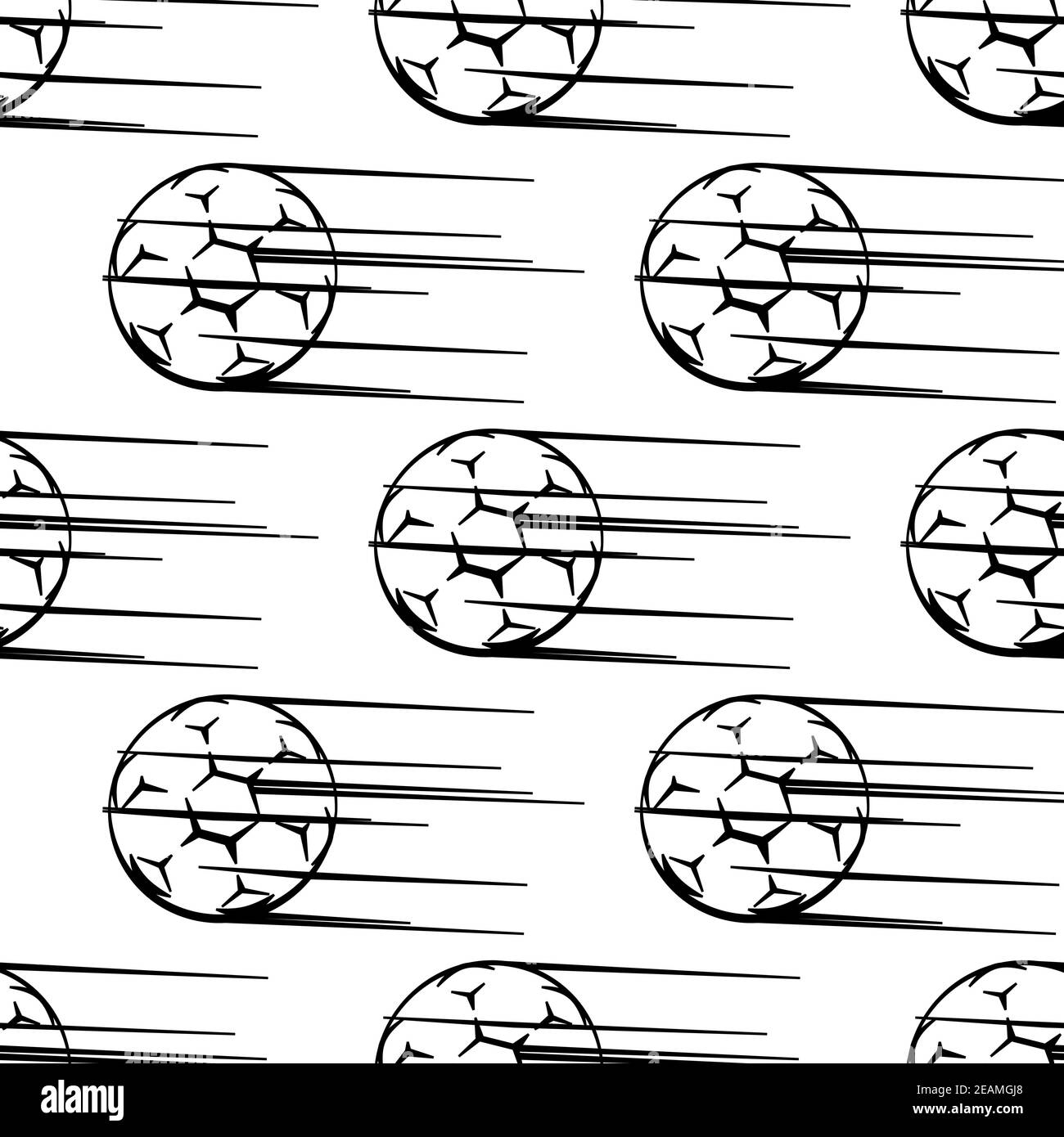 Flying footballs Stock Vector Images - Alamy