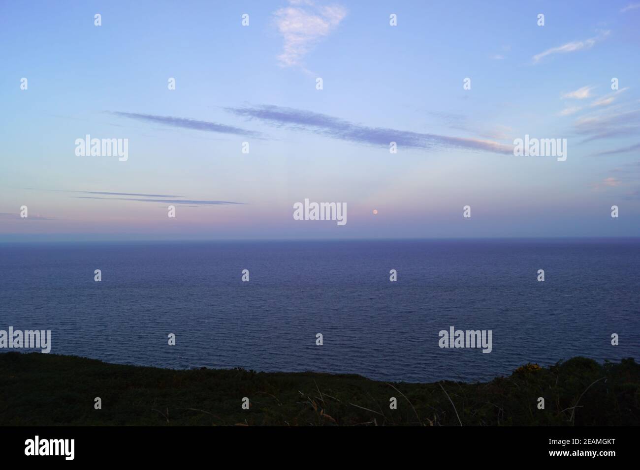 Sunset on the Hill of Howth Baily Lighthouse Stock Photo - Alamy