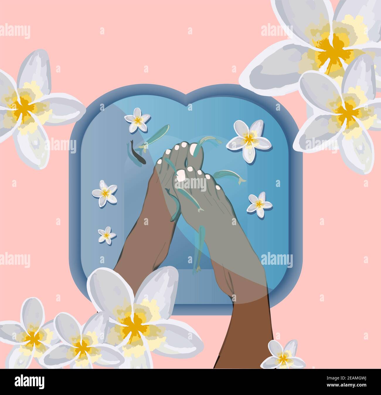 Beautiful peeling garra rufa fish, great design for any purposes Stock ...