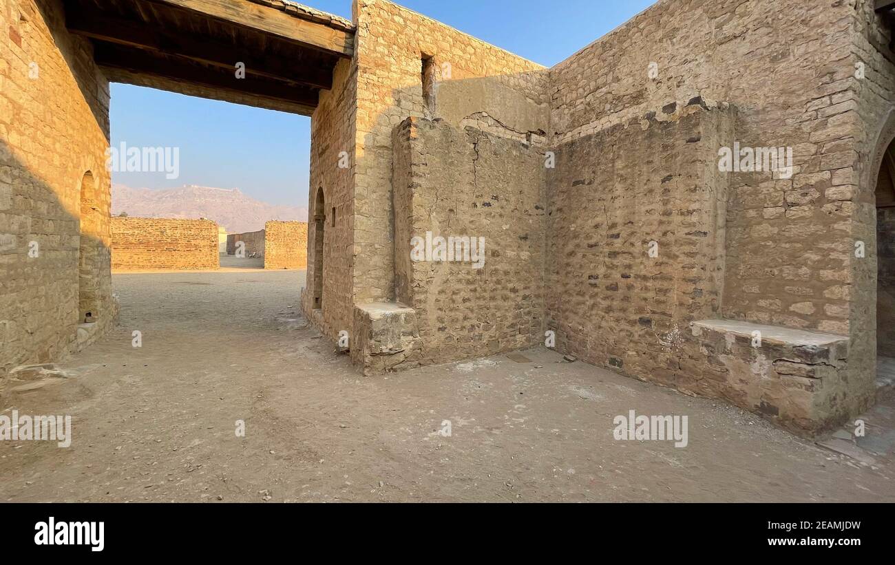 Miri Kot Fort Jamshoro. interior and exterior view Stock Photo - Alamy