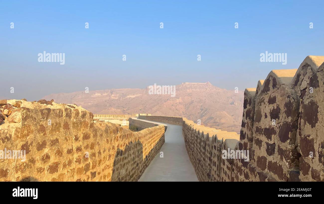 Miri Kot Fort Jamshoro. interior and exterior view Stock Photo - Alamy