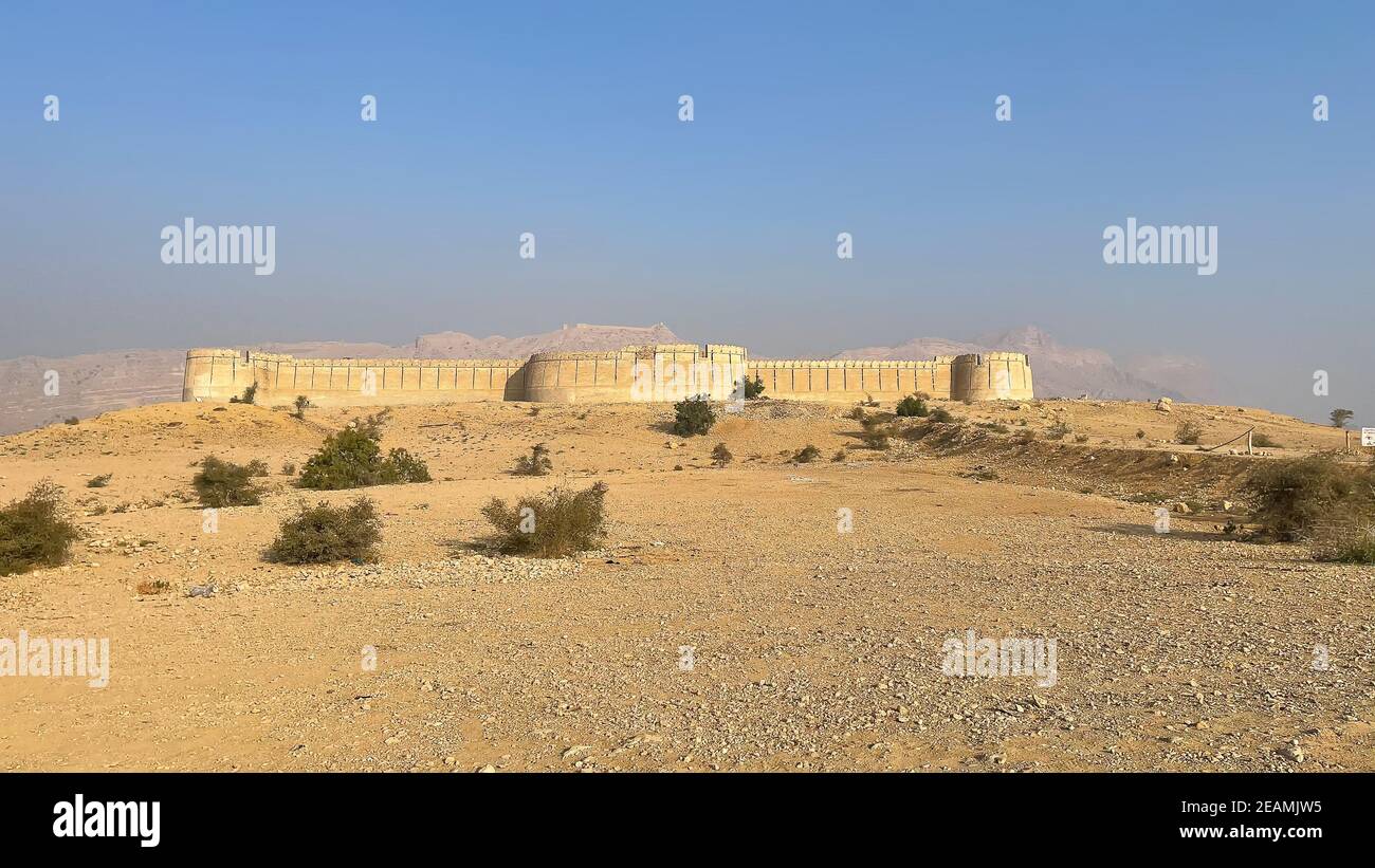 Miri Kot Fort Jamshoro. interior and exterior view Stock Photo - Alamy