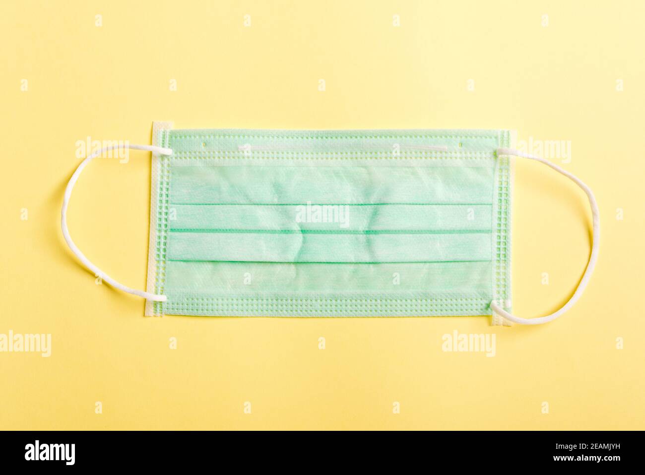 Medical blue protective face mask for cover mouth and nose Stock Photo ...