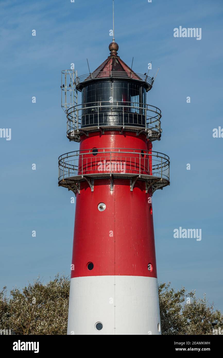 Buesum Lighthouse, North Sea, Schleswig-Holstein, Germany Stock Photo ...