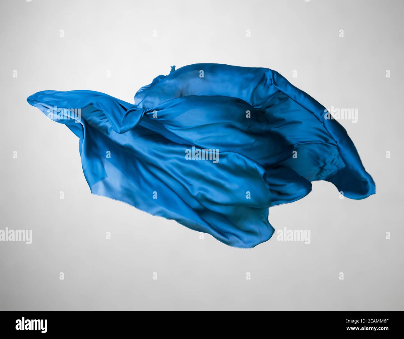 abstract blue fabric in motion Stock Photo - Alamy