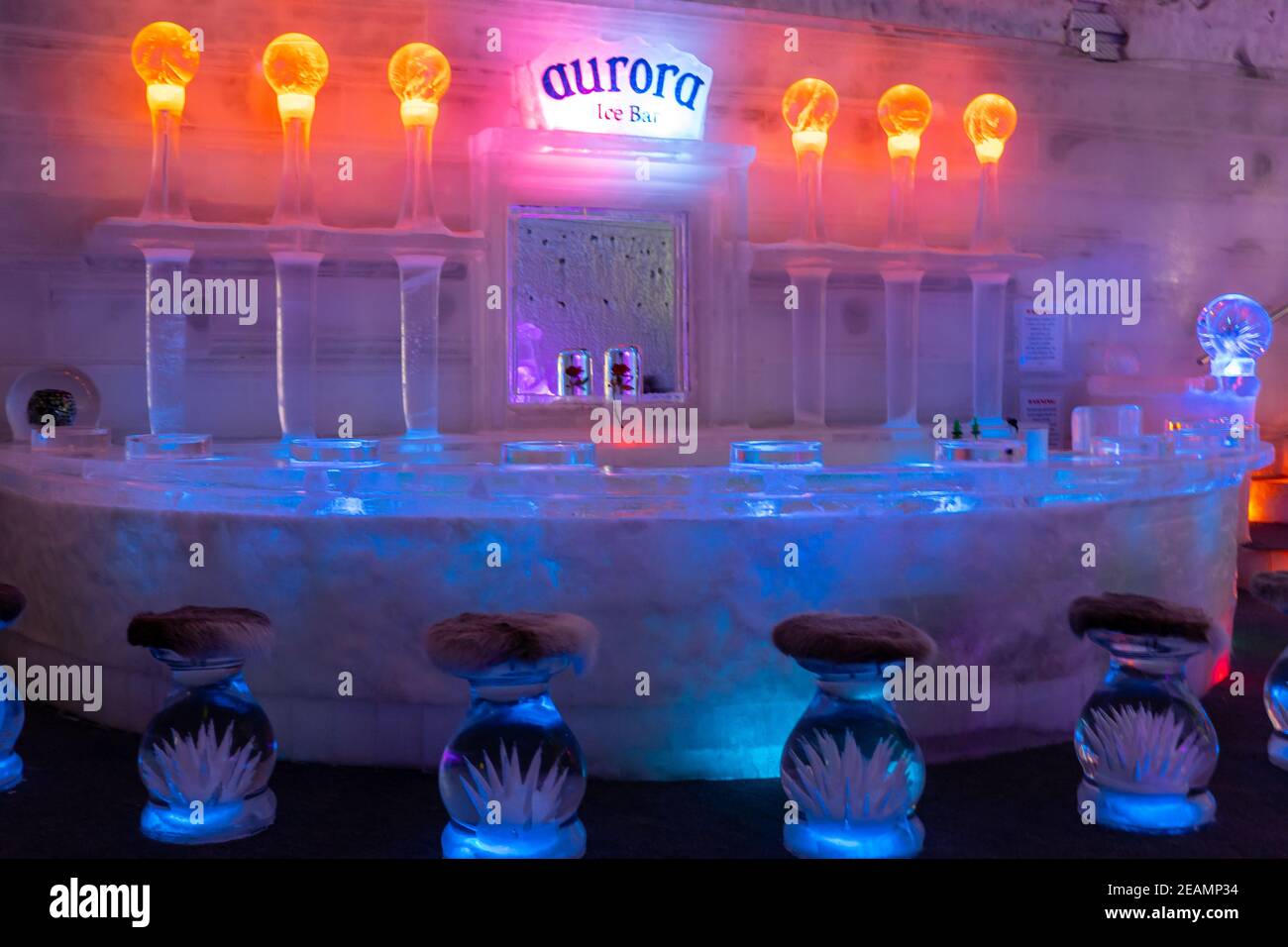 Aurora ice bar, alaska hi-res stock photography and images - Alamy